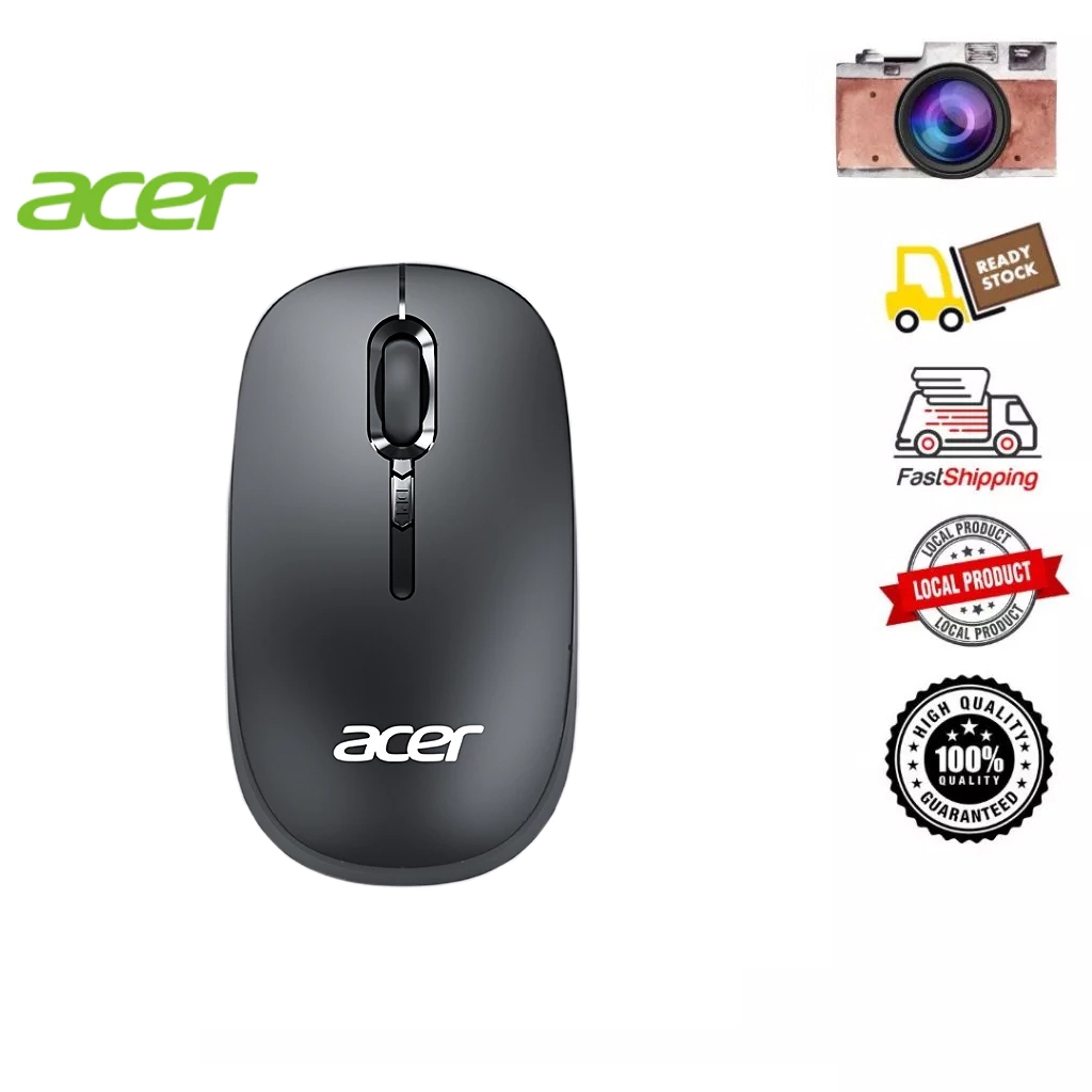 Acer Wireless Mouse M153 Mute Mouse Three Speed DPI Adjustment 2.4G Wireless Connection | Shopee ...