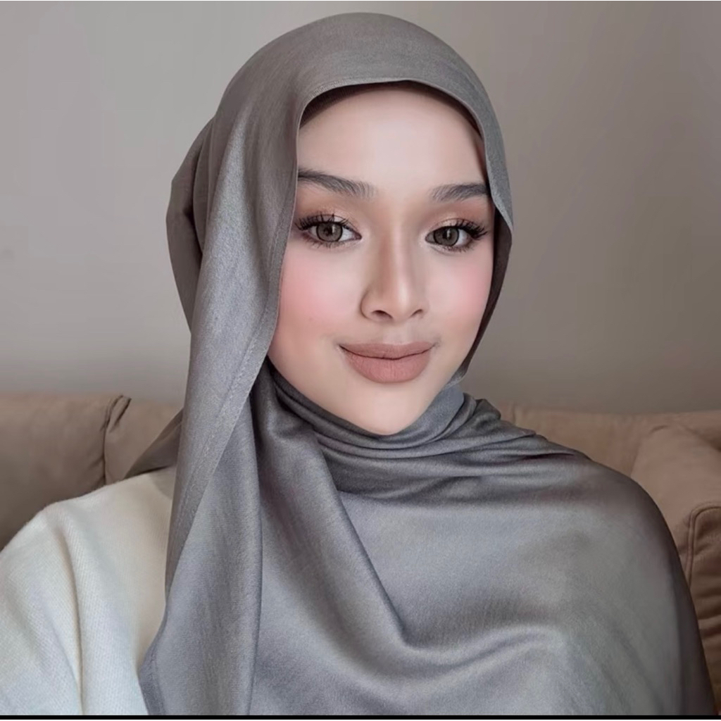 Shawl modal hijab | cotton bamboo rayon | Shopee Malaysia