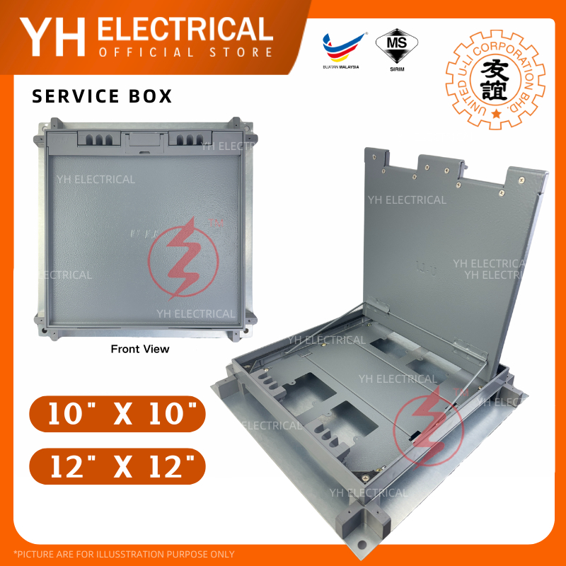 U-LI Underground Floor Service Outlet Box + 4 Sockets ( Underfloor ...