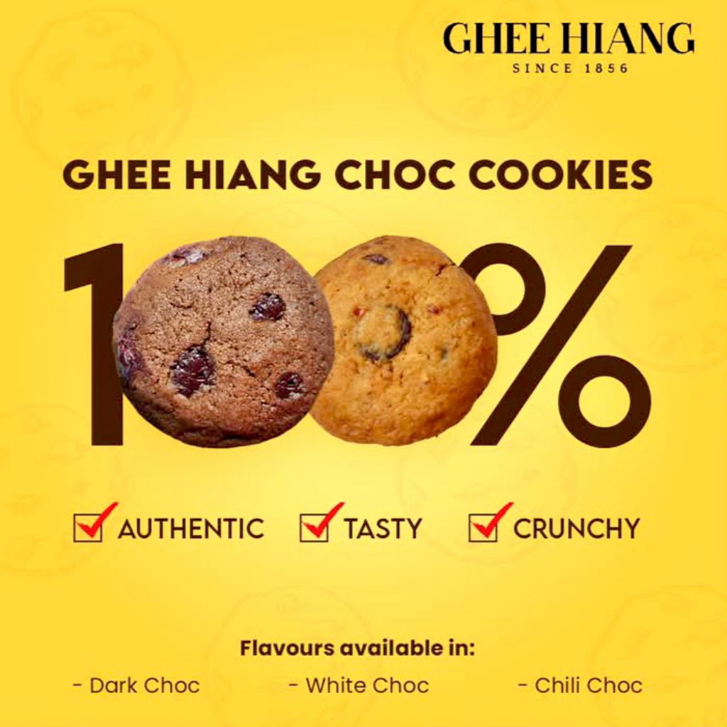 Penang GHEE HIANG HALAL Spicy Chili White Dark Chocolate Cookies ...