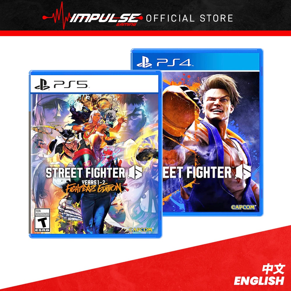 PS4/PS5 Street Fighter 6 Standard / Year 1-2 Fighters Edition Chi/Eng Version | Shopee Malaysia