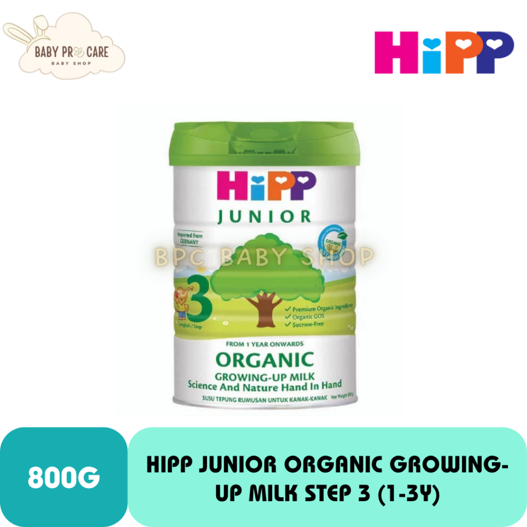 HiPP Junior Organic Growing Up Milk Step 3 800g (1Year+) | Shopee Malaysia