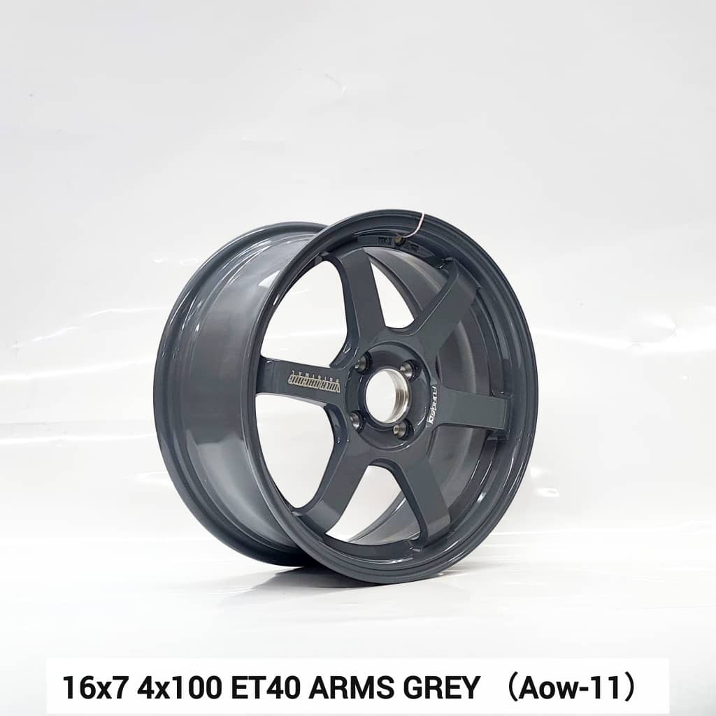 【Installation Available】AOW-11 Te37 16x7 4X100 ET40 GM /BR / MB / Arms ...