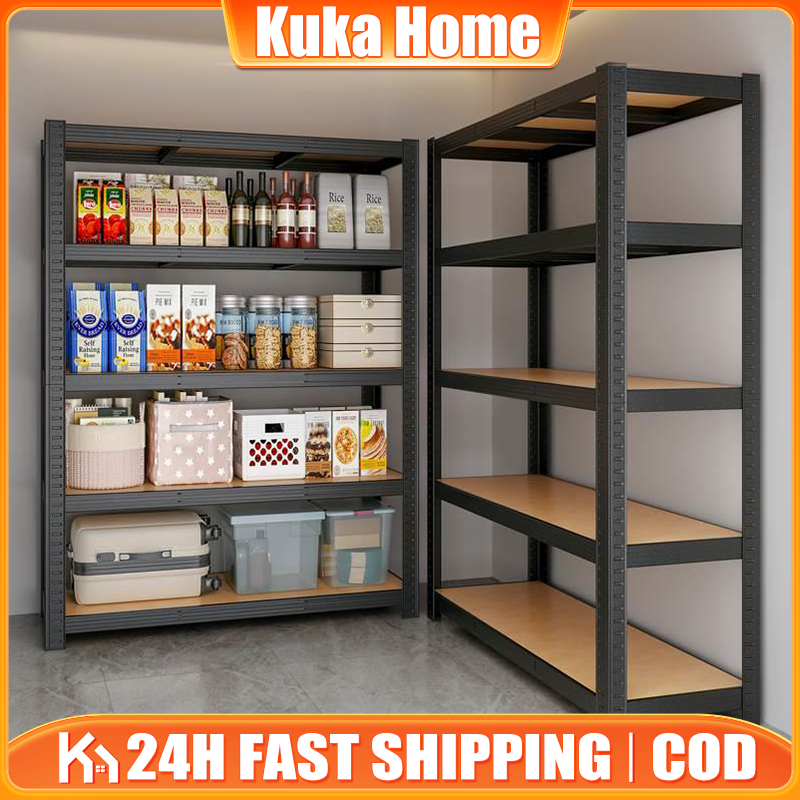 🔥5 Tier Boltless Rack Warehouse Store Home Metal Frame High Load ...