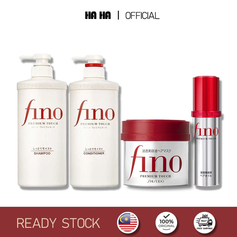 Fino washing kit, shampoo + conditioner + essential oil for hair care ...