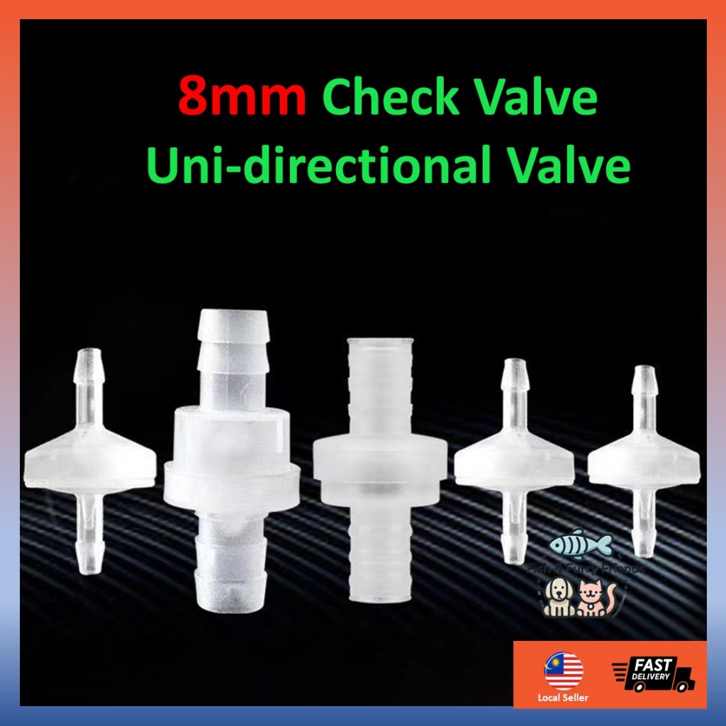 🔥Ready Stock🔥8mm Check Valve Uni Directional Valve Prevent Water Back ...