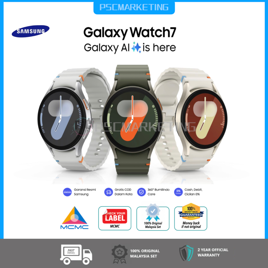 Samsung Galaxy Watch 7 (40mm/44mm) Smart Watch Bluetooth compatible ...