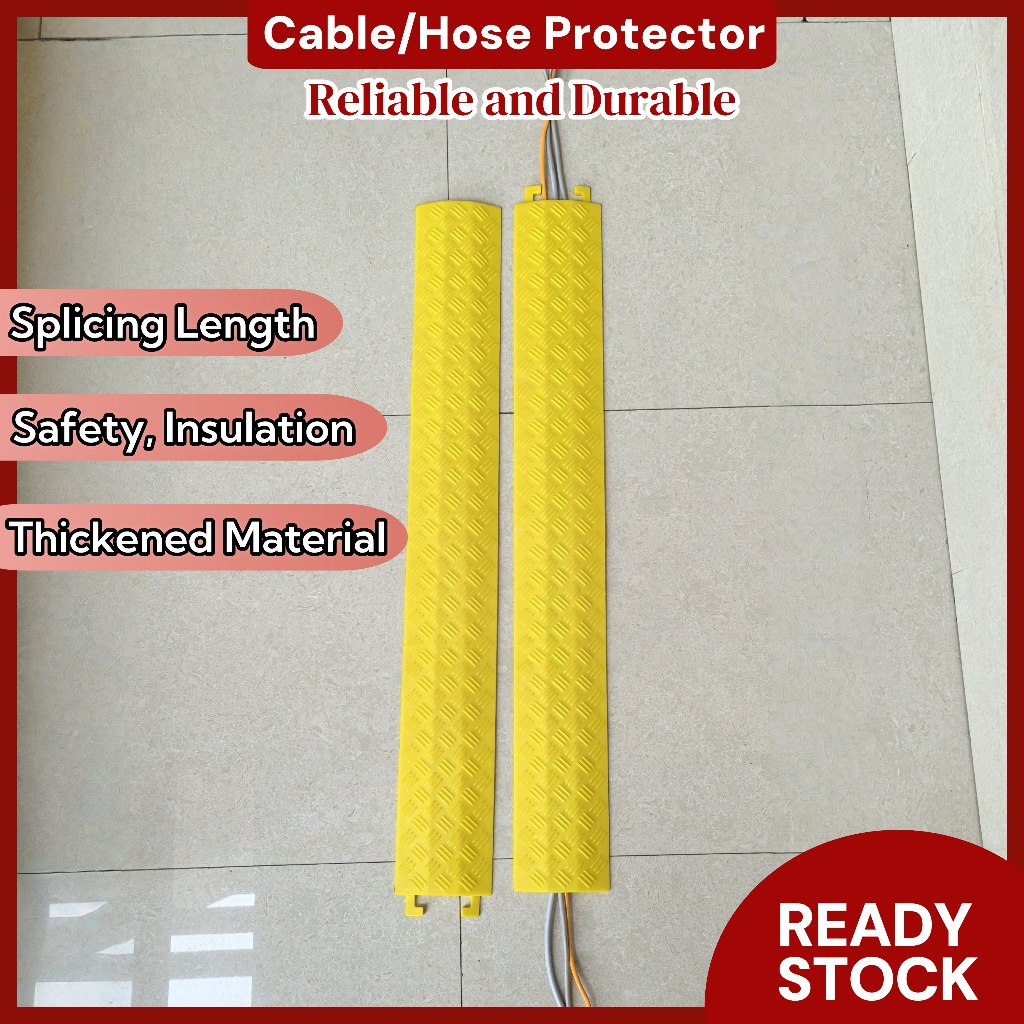 Floor Cord Cable Wire Cover Protector PVC Drop Over Cable Hide Ramp ...
