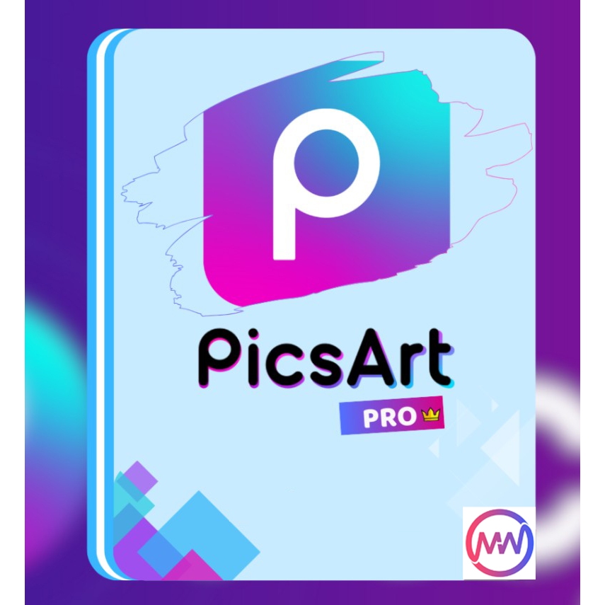 Picsart pro Sticker Picsart cute illustration logo and sticker | Shopee ...