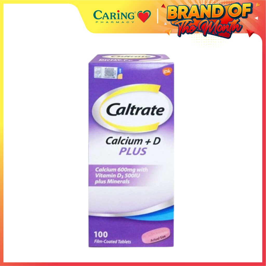 CALTRATE 600 PLUS 100S (CARING PHARMACY) | Shopee Malaysia