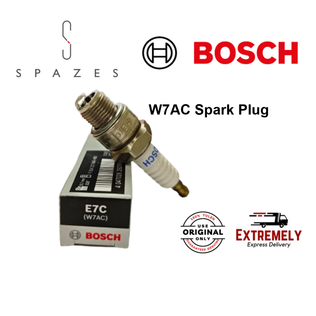 Bosch W7AC (E7C) Spark Plug Robin Engine EY20 F01A217645 1pc | Shopee ...