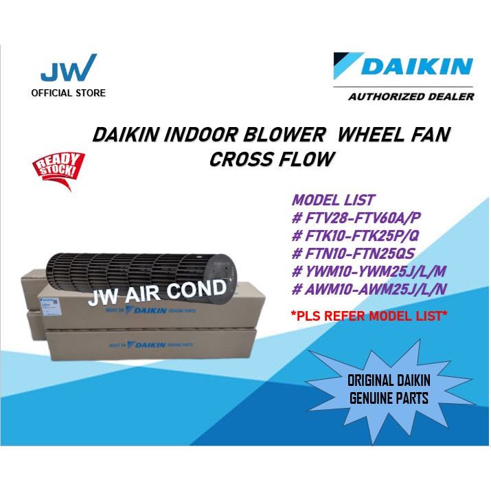 DAIKIN INDOOR BLOWER WHEEL FAN CROSS FLOW | Shopee Malaysia