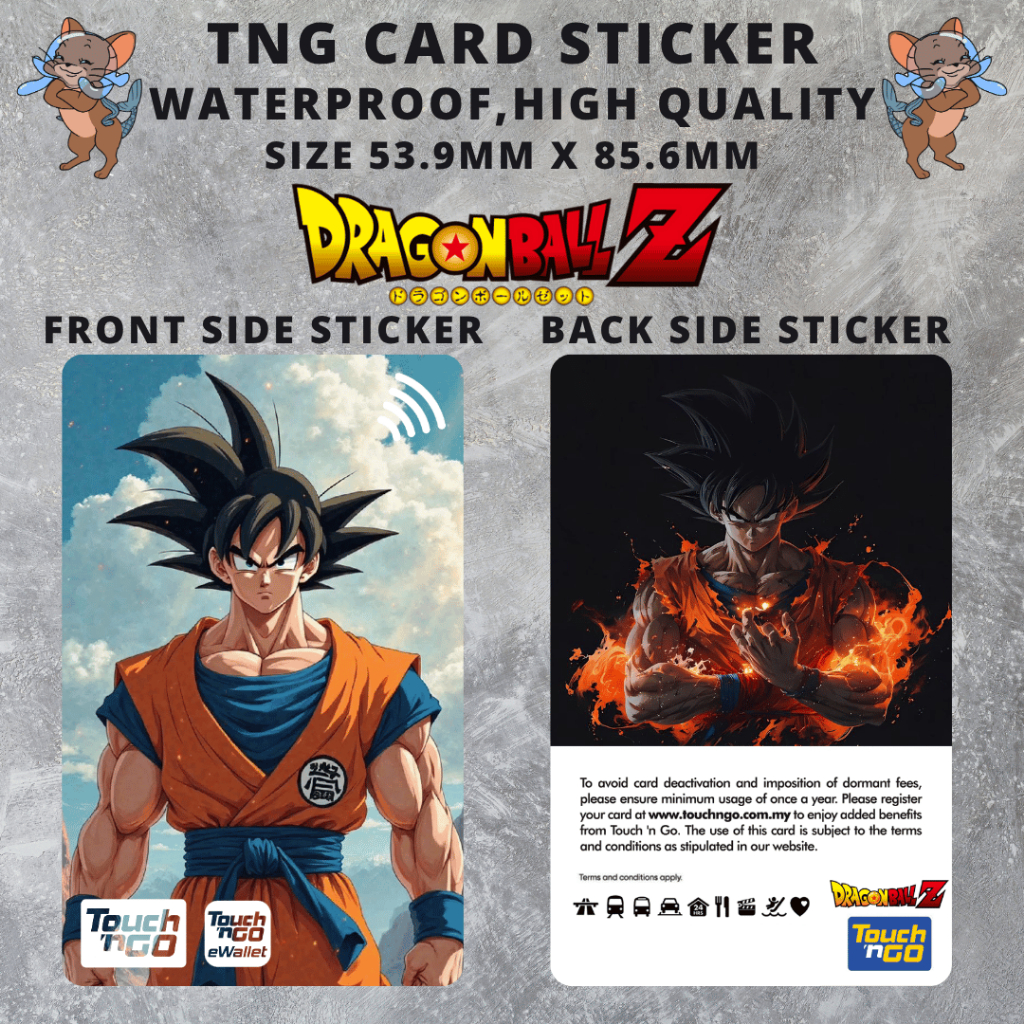 Dragon Ball Goku -Access Card/Touch ‘n Go TNG Card/Banapassport/ATM ...