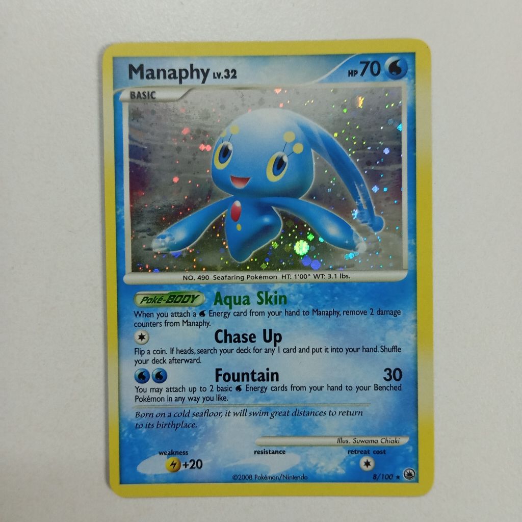 Pokemon TCG - Manaphy - 8/100 (Holo Rare) | Shopee Malaysia