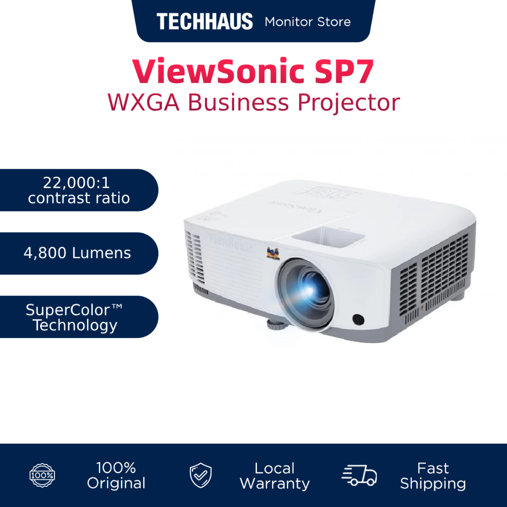 ViewSonic SP7 4,800 Lumens WXGA Business Projector (2 Years Warranty) | Shopee Malaysia