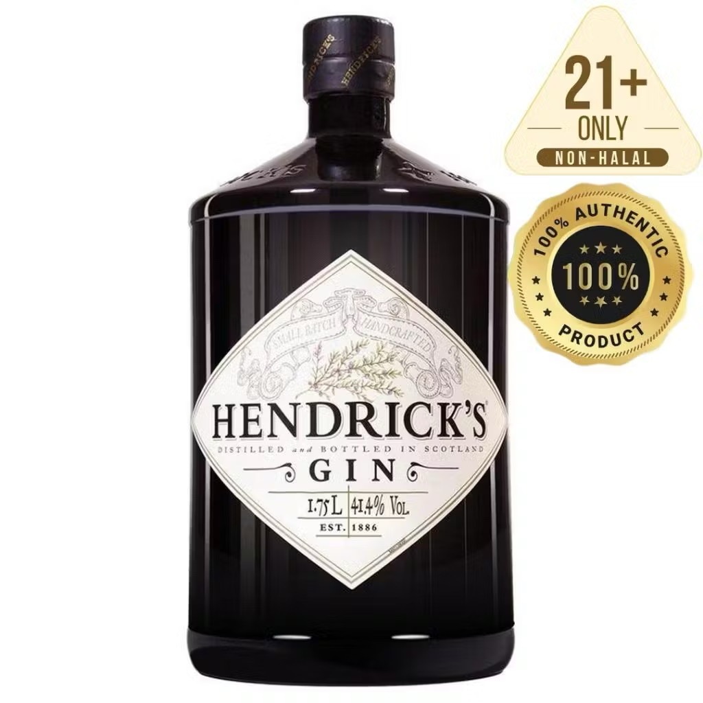 Hendrick's Gin 700ml – Premium Scottish Gin with Cucumber & Rose ...