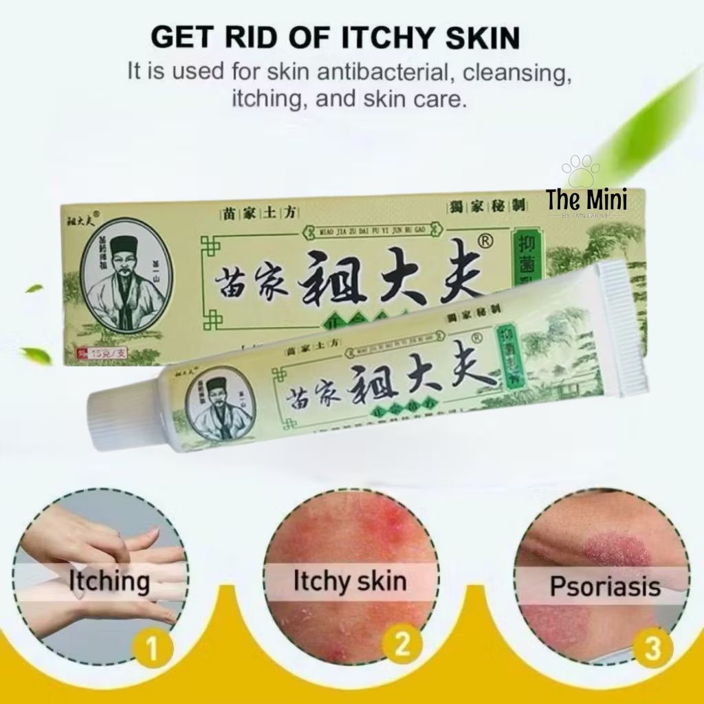 Miao Family ZuDaiFu Krim Gatal Kulit untuk masalah kulit gatal Eczema ...