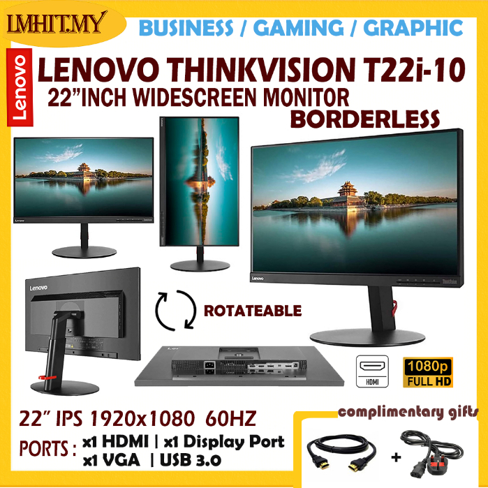 BORDERLESS LENOVO / DELL / HP / ACER [BUSINESS-GAMING-GRAPHICS] IPS ...