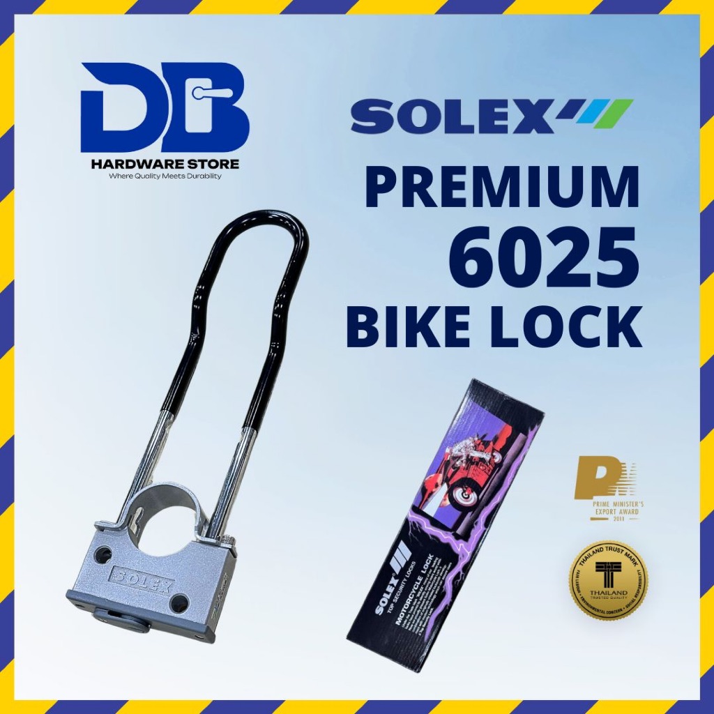 DB SOLEX 100% Original Premium 6025 Bike Lock Fork Lock Heavy Duty ...