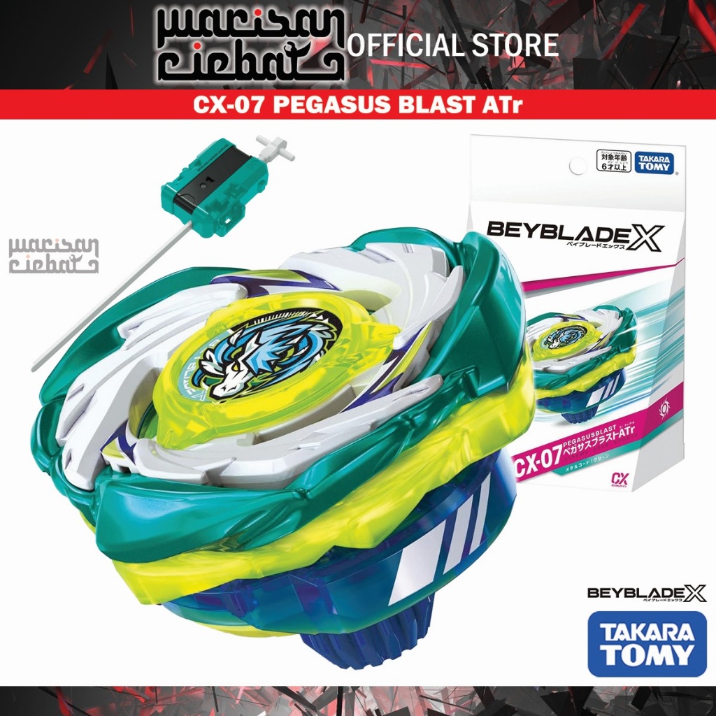 Takara Tomy Beyblade X CX-07 Starter Pegasus Blast ATr | Shopee Malaysia