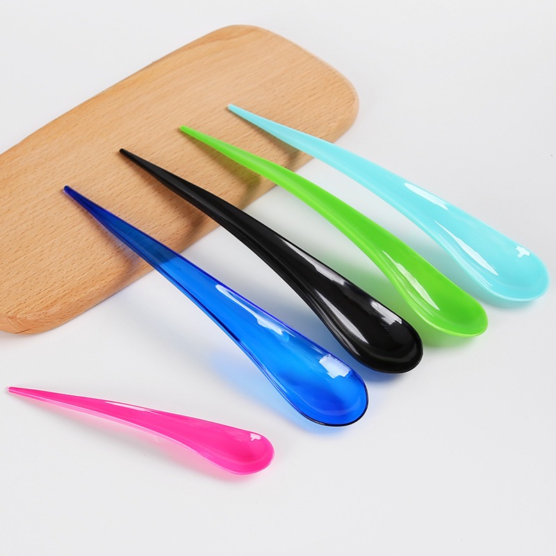 50Pcs Colored Plastic Spoon Dessert Food Special spoon Yogurt Ice Cream ...