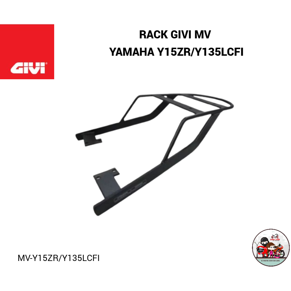 RACK GIVI 100% ORIGINAL RACK GIVI MRV-Y15ZR/Y135LC FI / I MV YAMAHA ...