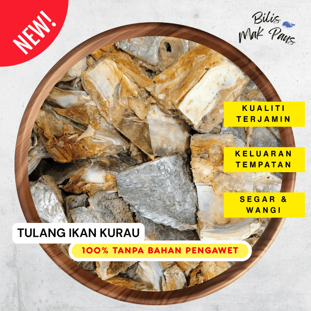 🐋Tulang Ikan Kurau Masin Tulang Ikan Masin Kurau Ikan Masin Tulang ...