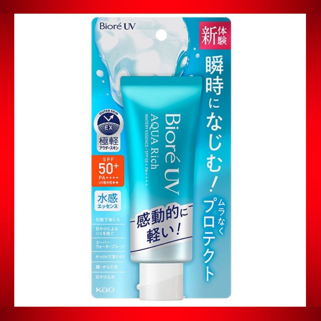Biore UV Aqua Rich Watery Essence SPF50+ PA++++ (70g, Made in Japan) | Shopee Malaysia