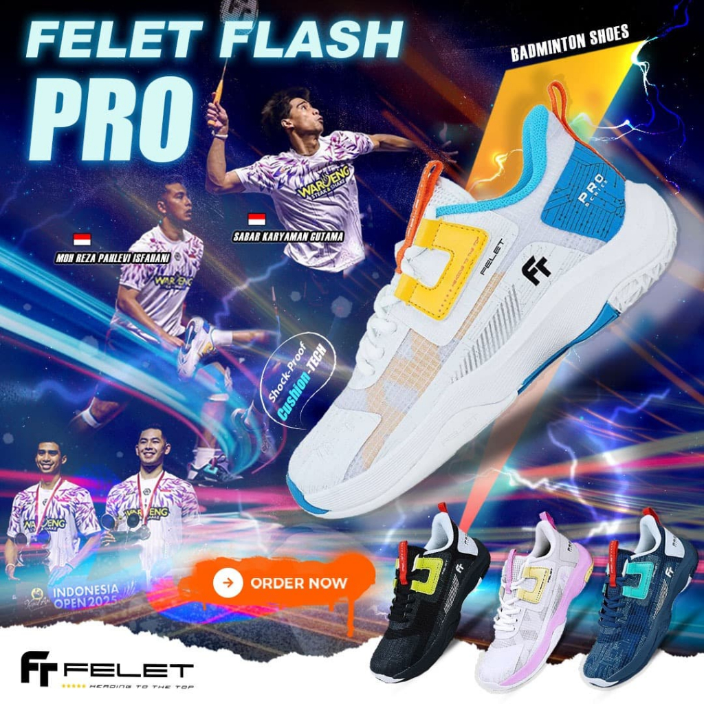 *NEW ARRIVAL* FELET FLASH PRO BADMINTON SHOES | Shopee Malaysia