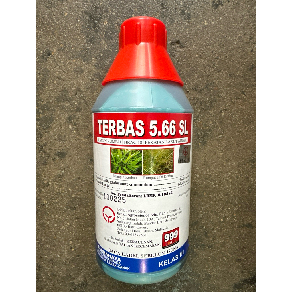 Terbas 5.66 SL Racun Lalang 1L / Racun Sentuh Kawasan Sawit / Weed ...