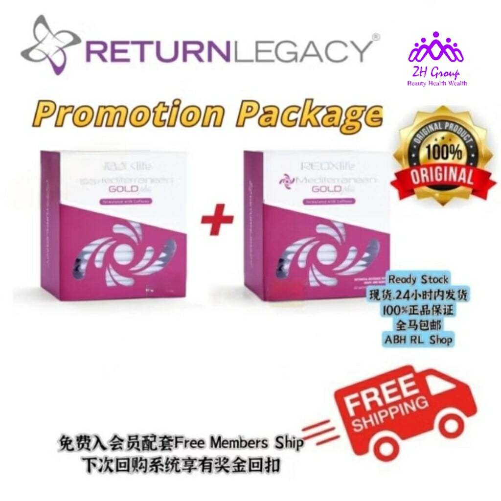 Medigold Mediterranean Gold PLUS Return Legacy (30 sachetsbox) x2 Box ...