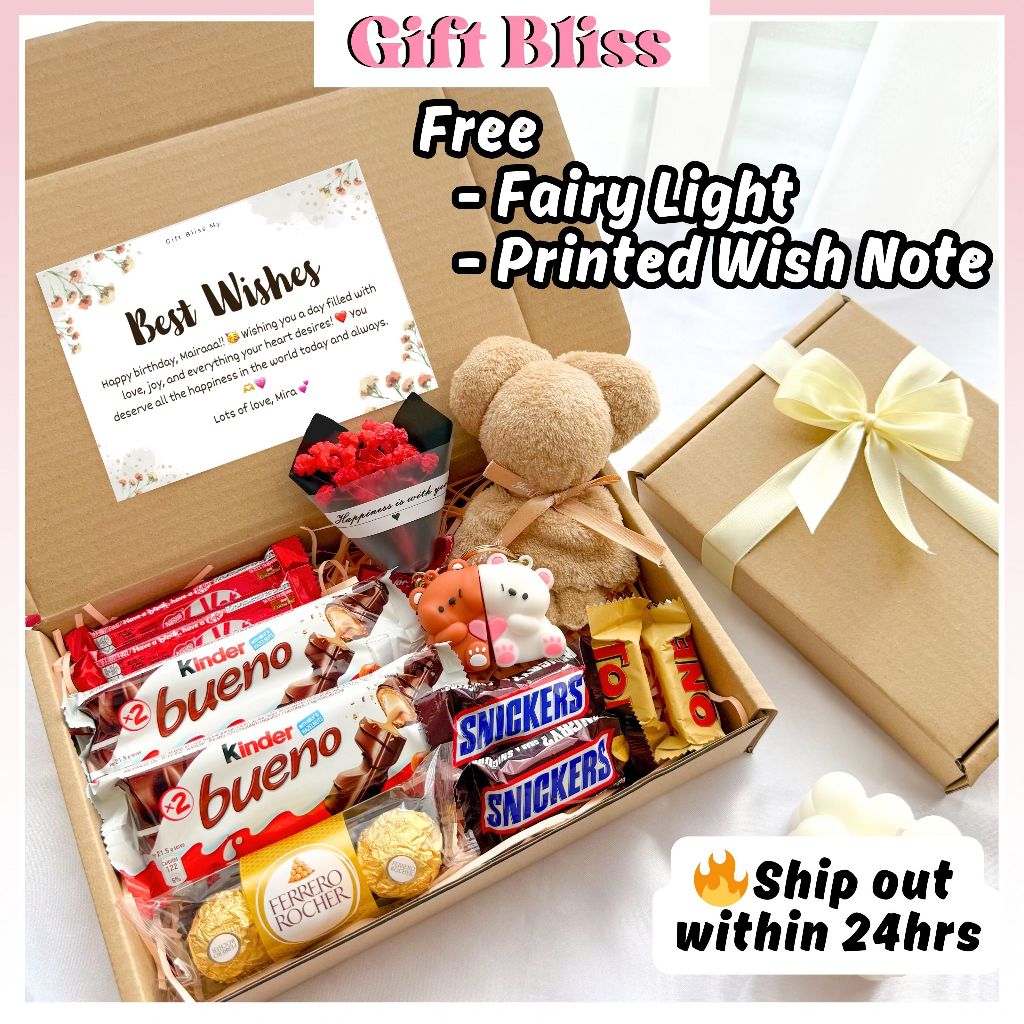 Chocolate Gift Set Hari Jadi | Hadiah Coklat Perempuan, Lelaki ...