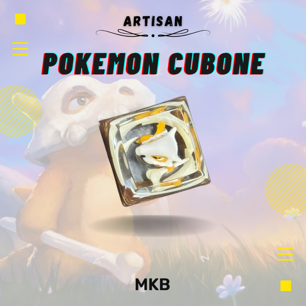 Artisan Pokemon Keycap for Mechanical Gaming Keyboard - Cubone | Shopee ...