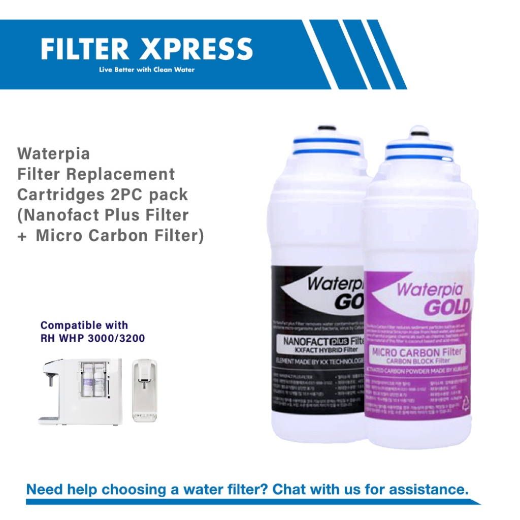 Waterpia Ruhens V Series Self-Replaceable Water Filters, Ruhens Water ...