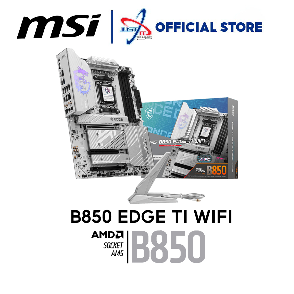 MSI MPG B850 EDGE TI WIFI DDR5 / D5 AM5 GAMING MOTHERBOARD COMBO 7600 / 7700X / 7950X / 7800X3D ...