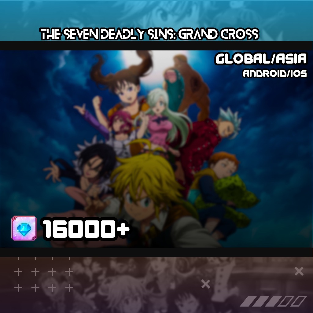 ☀️SSeven Deadly Sins Grand Cross 7DS PC game merchandise anime pc game ...