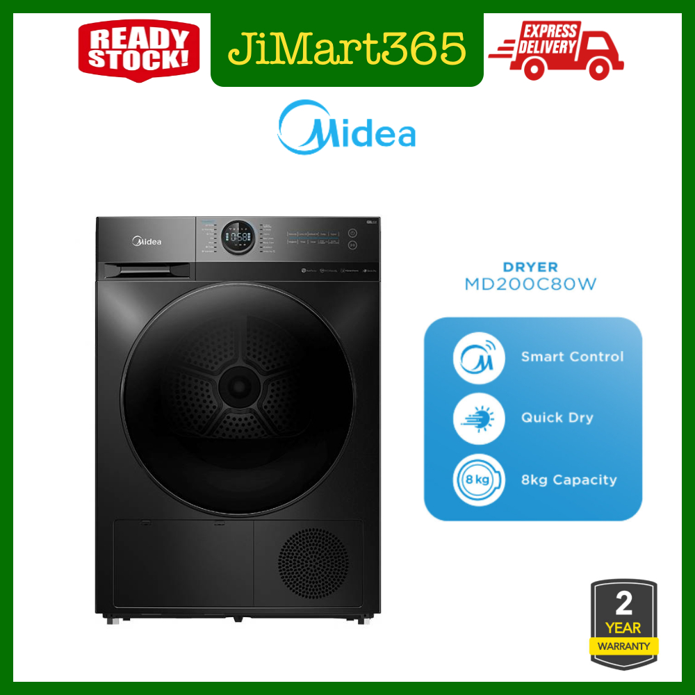 Midea 8KG Smart Control Condensing Dryer MD200C80W | Shopee Malaysia