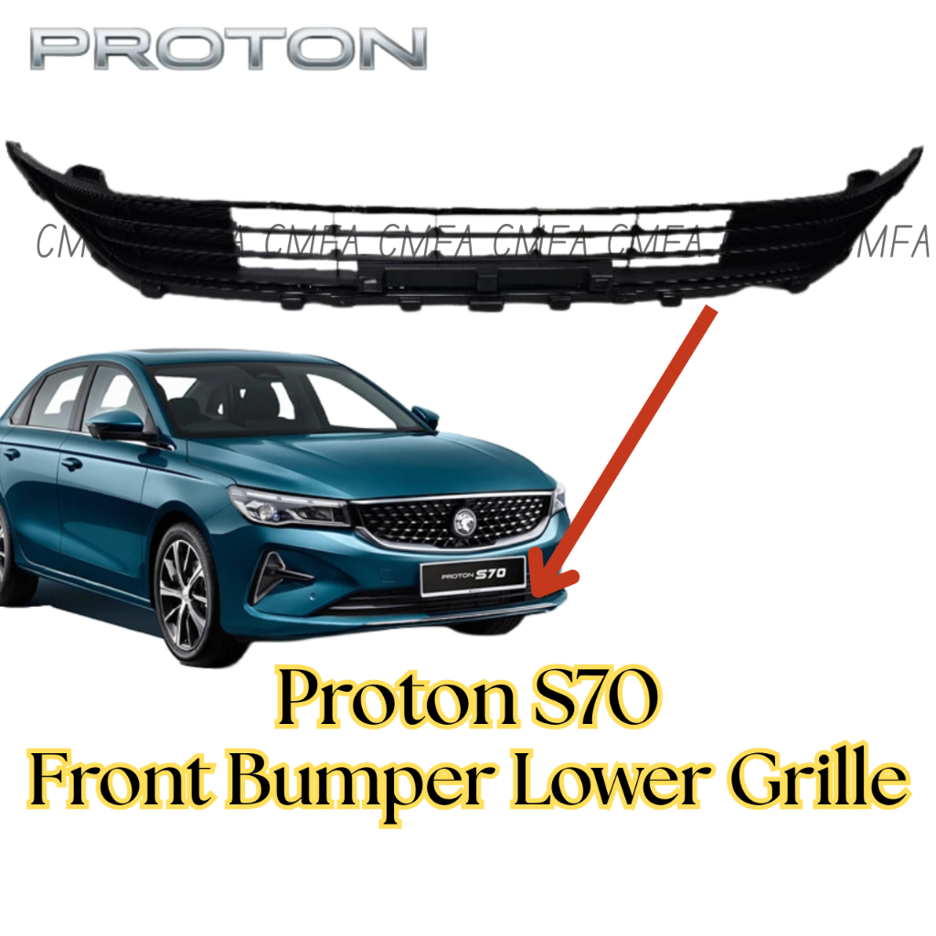 Proton S70 Front Bumper Lower Grille Sarung Sarong Depan Original ...