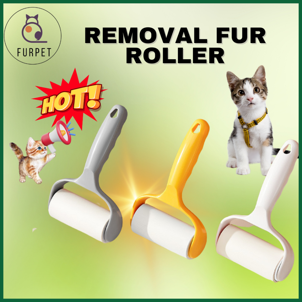 Pengelek Habuk Bulu Roller Sticker Pet Fur Removal Sticky Lint Roller ...