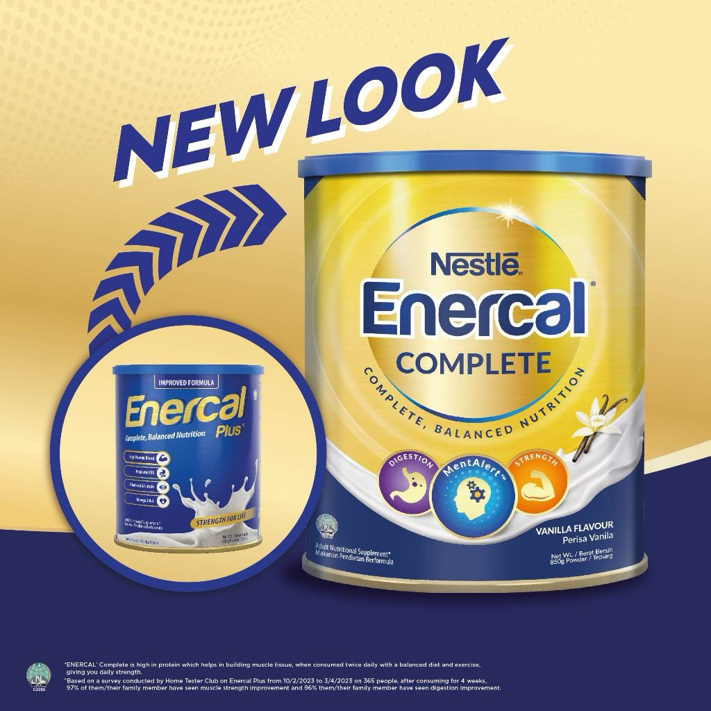 🥤 Nestlé Enercal Complete – 400g / 850g 🎯 | Shopee Malaysia