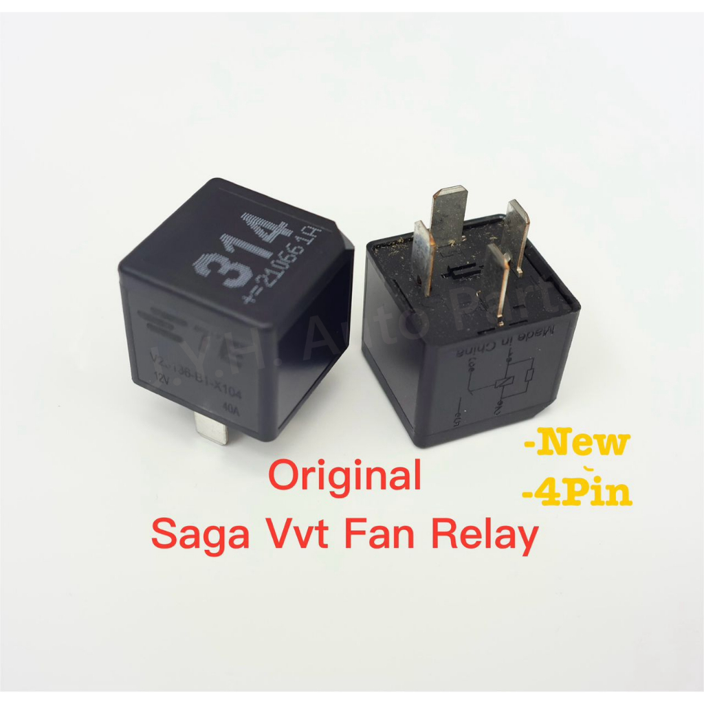 Original Proton Saga VVT Fan Relay Tyco V23134-B52-X270 4pin 12V 40A ...