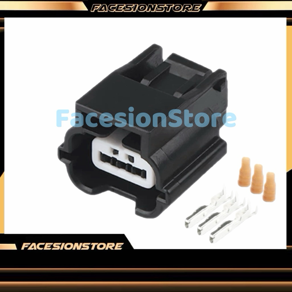 3 Pin Nissan R35 GTR VR38 VQ35 VQ37 MAP & CAM Sensor Socket Connector ...