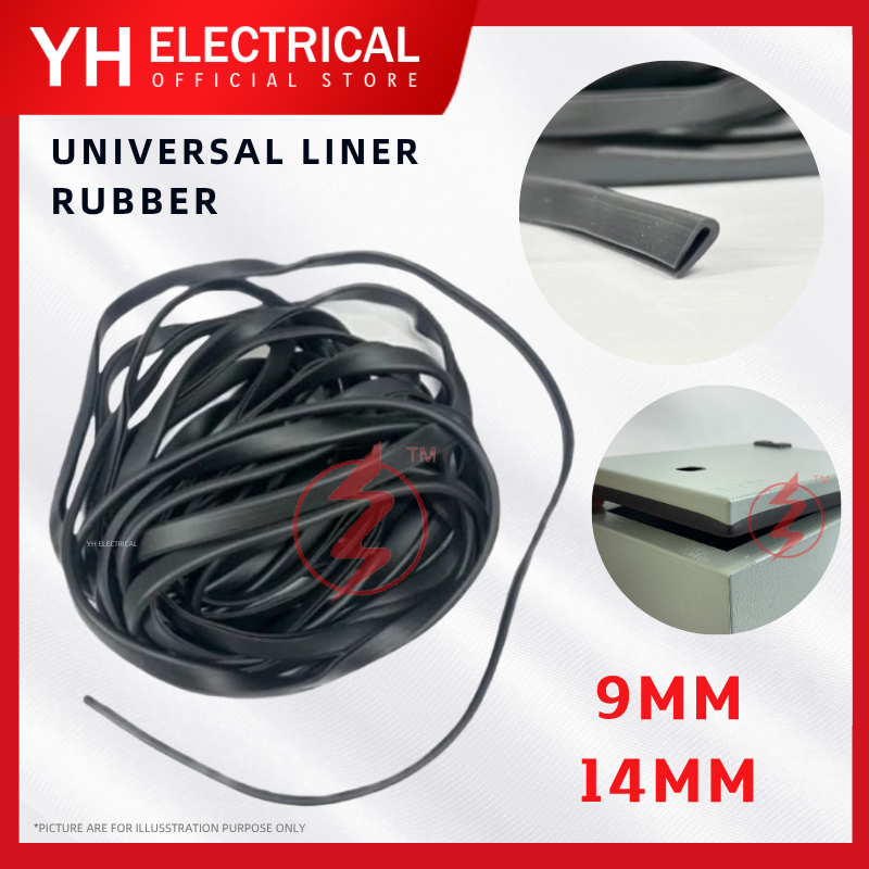 【PER METER】UNIVERSAL LINER SIDE COVER RUBBER GETAH COVER metal ...