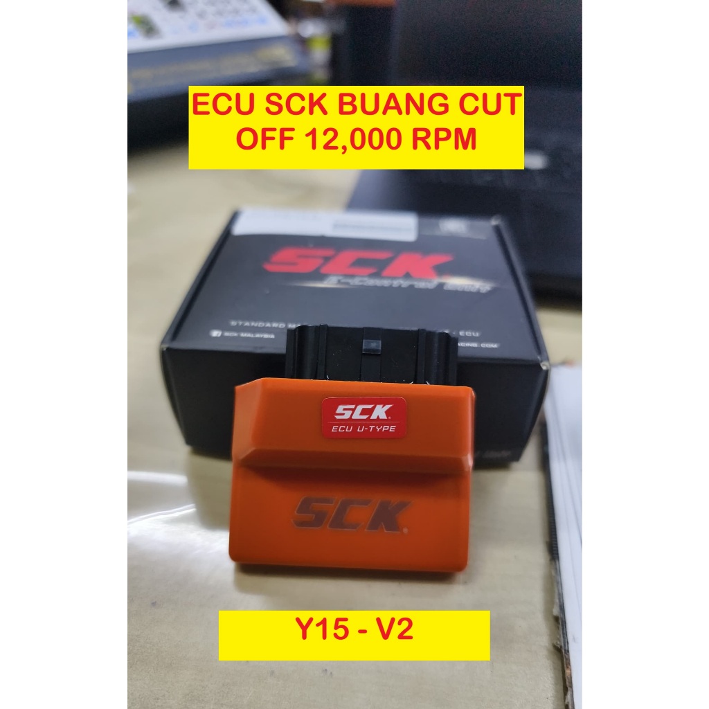 ECU SCK Y15 V2 BUANG CUT OFF 12,000RPM SCK RACING | Shopee Malaysia