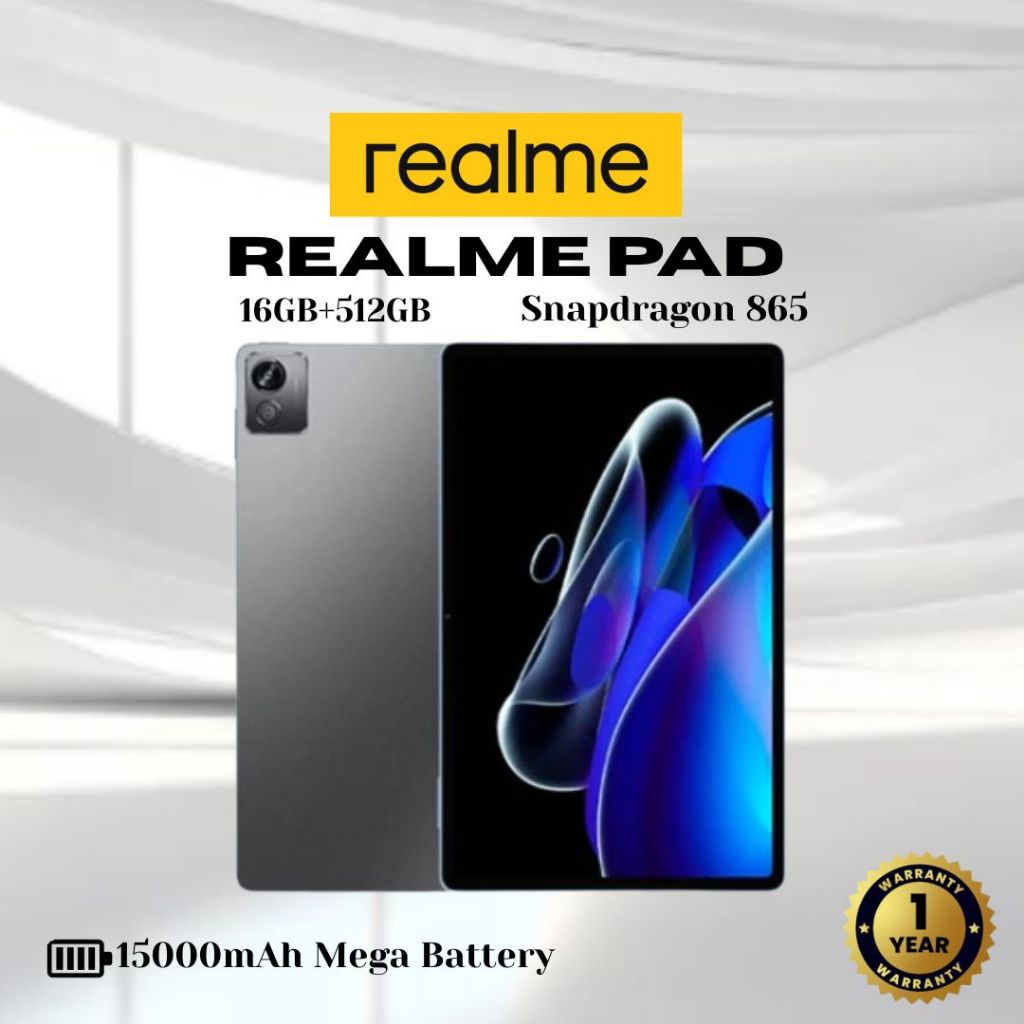 🔥Fast Delivery🔥 Realme Pad P70 | 16GB RAM 512GB ROM | Snapdragon 865 ...
