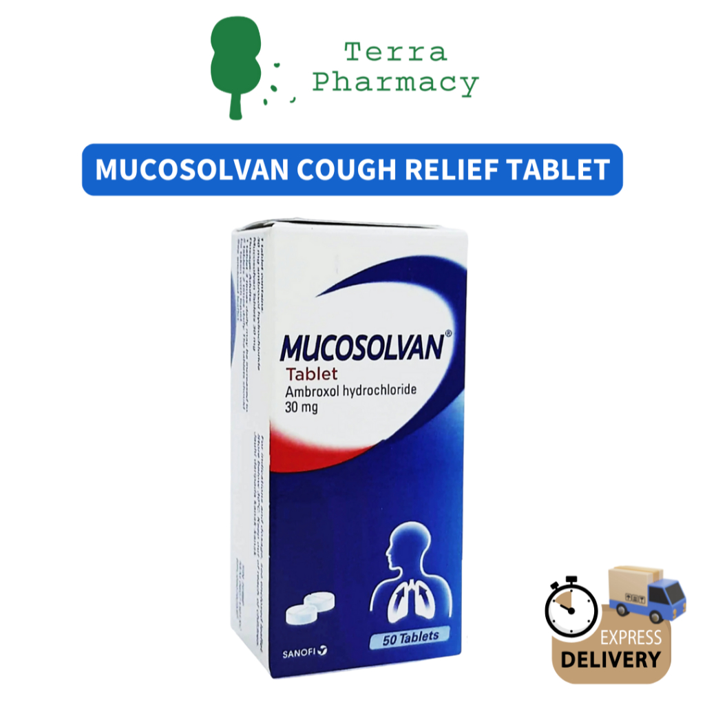 MUCOSOLVAN Cough Relief Tablet 50‘s/Box | Shopee Malaysia