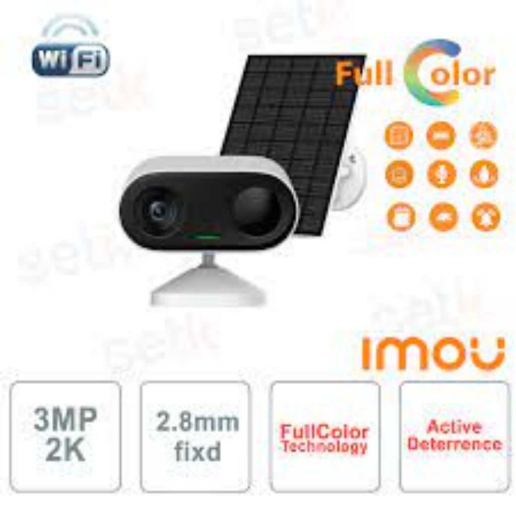 IMOU BATTERY-POWERED SECURITY CAMERA WITH 3W SOLAR PANEL CCTV PERANTI ...