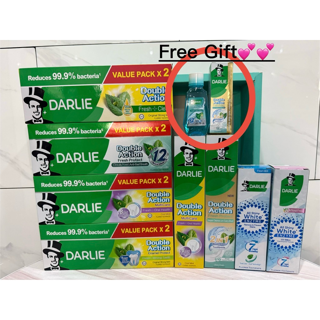 Darlie Double Action Toothpaste / All Shiny White Enzyme Toothpaste ...