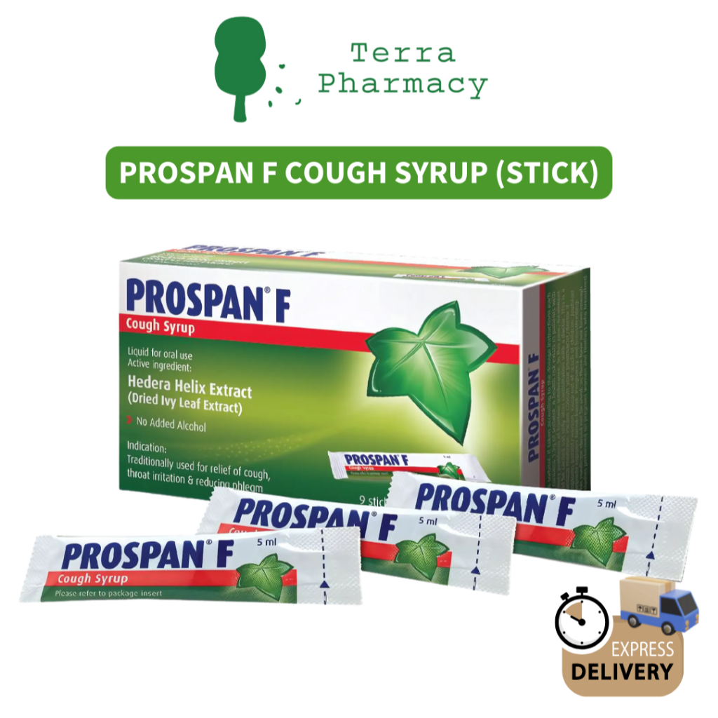 PROSPAN F Cough Relief Syrup 5ml x 9 Sticks | Shopee Malaysia