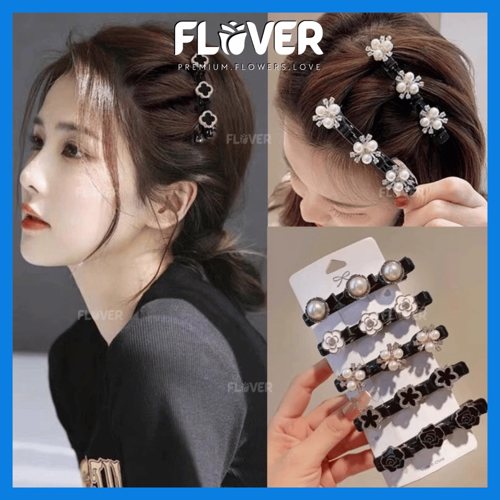[1pcs] Diamond Pearl Versatile Duck Mouth Clip with Triple Clips Hair ...